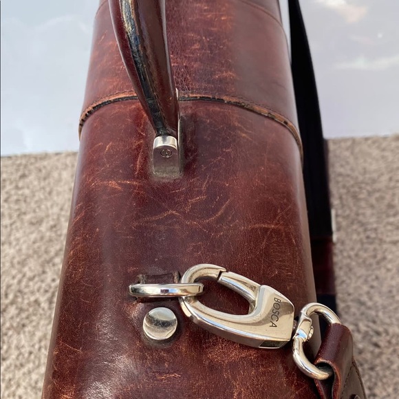 Bosca | Bags | Bosca Leather Professional Business Briefcase Bag | Poshmark
